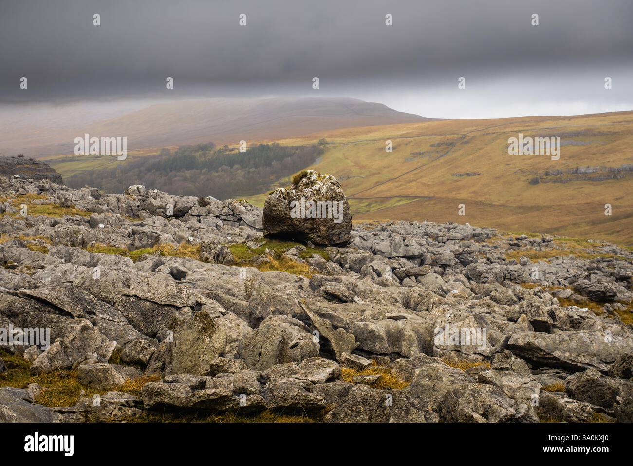 The Cheese Press Stone, and Gragareth all lie in the area of Kingsdale ...