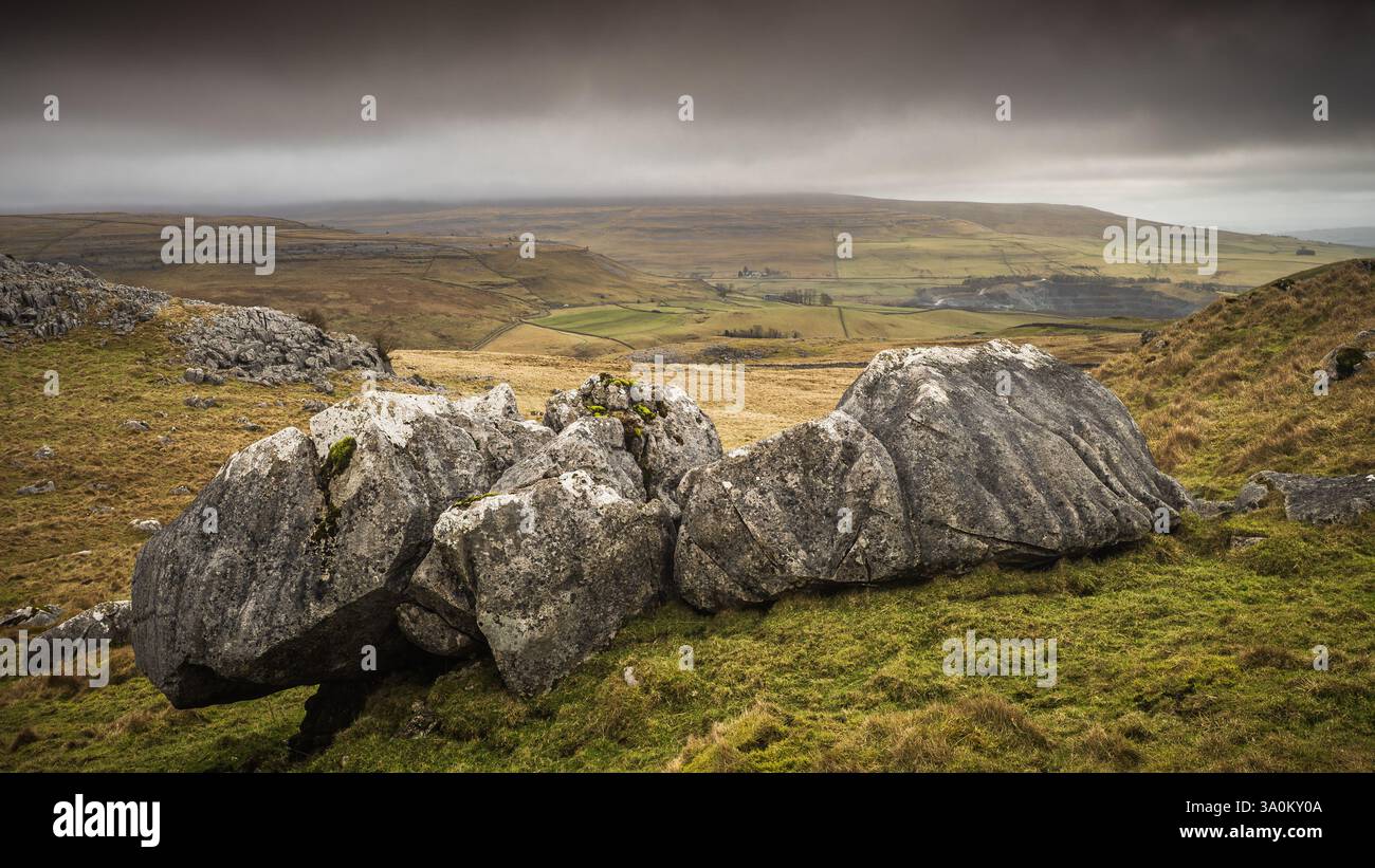 The Cheese Press Stone, and Gragareth all lie in the area of Kingsdale ...