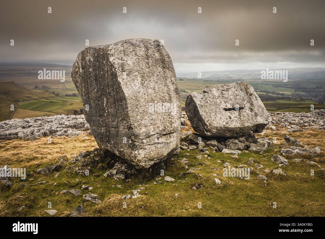 The Cheese Press Stone, and Gragareth all lie in the area of Kingsdale ...