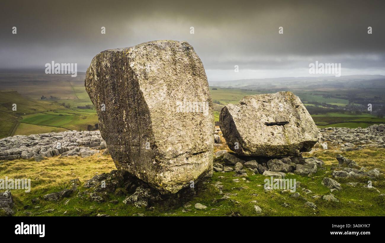 The Cheese Press Stone, and Gragareth all lie in the area of Kingsdale ...