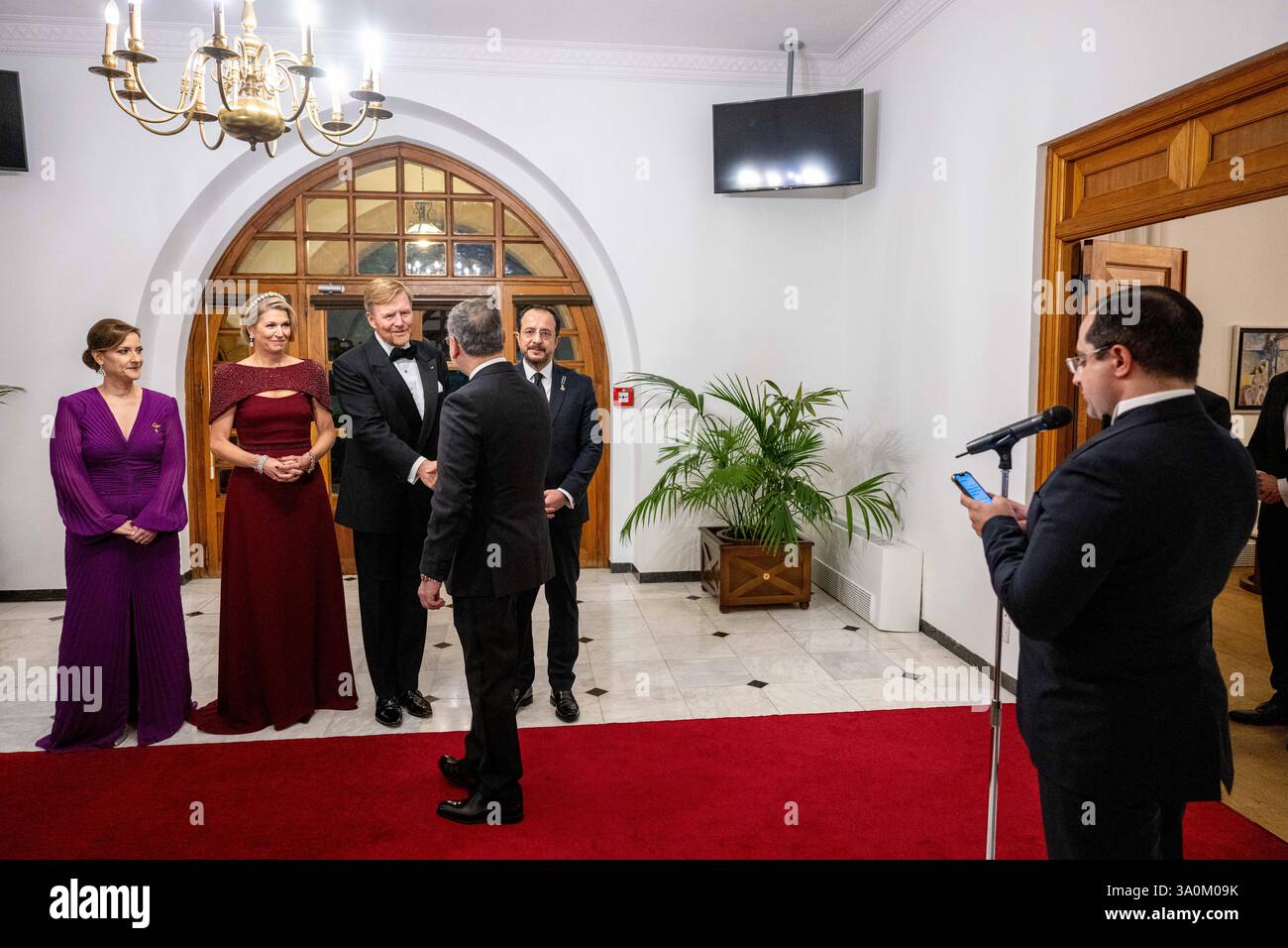 King Willem-Alexander, Queen Maxima, President Nikos Christodoulides ...