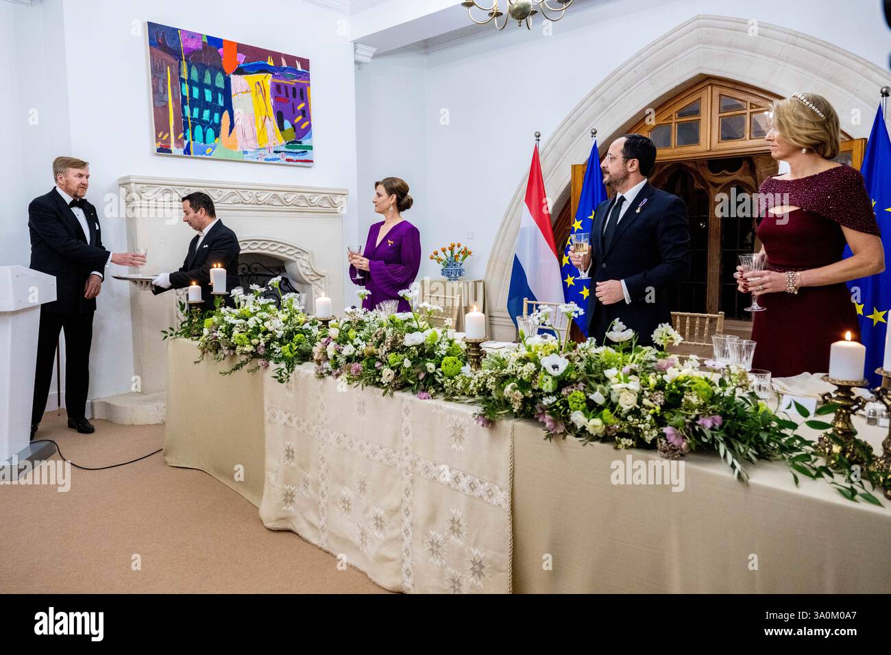 King Willem-Alexander, Queen Maxima, President Nikos Christodoulides ...