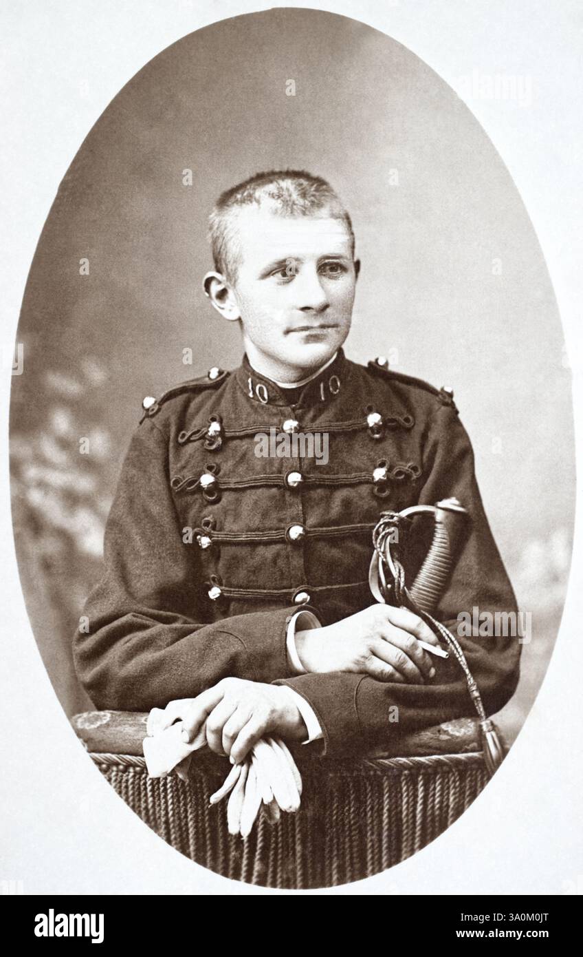 A French cavalryman c. 1890s Stock Photo - Alamy