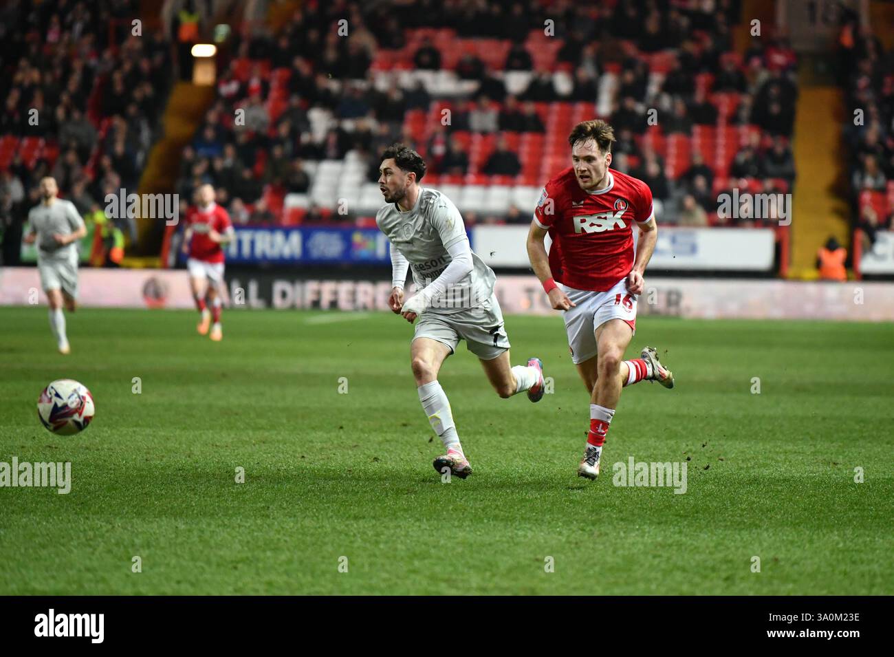 London, England. 4th Mar 2025. Josh Edwards and Corey O'Keefe during ...