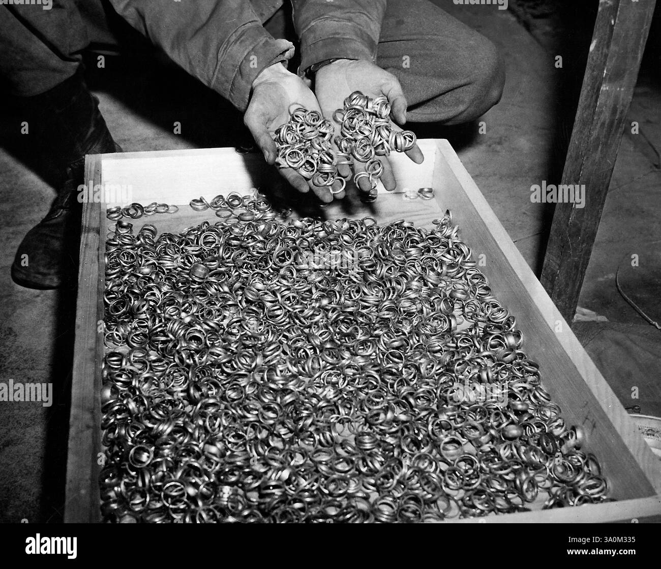 Wedding Rings Removed by the Germans from Holocaust Victims, U.S. Army ...