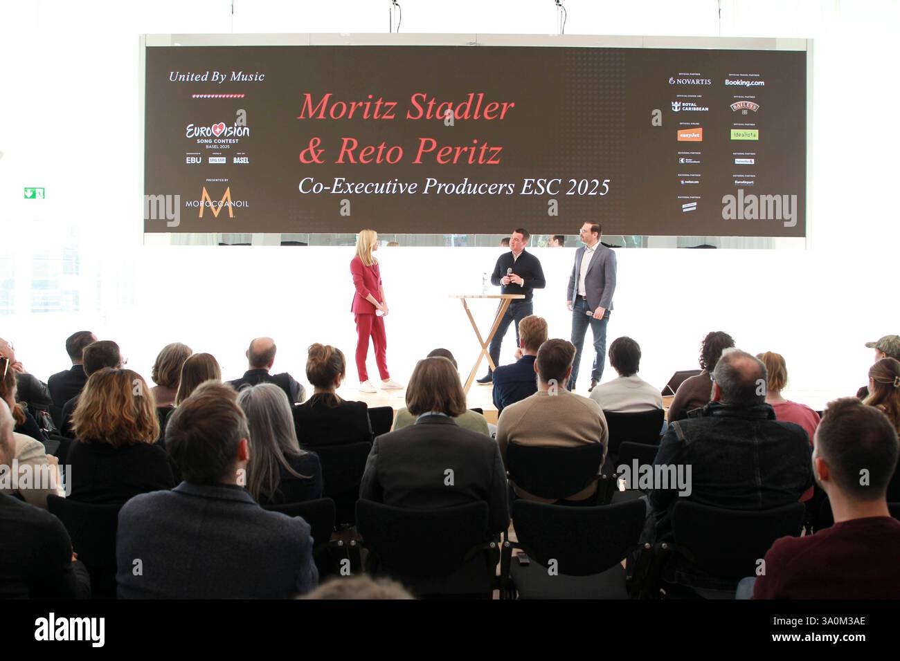 Basel, Switzerland - March 04, 2025: Eurovision Song Contest, ESC 2025 ...