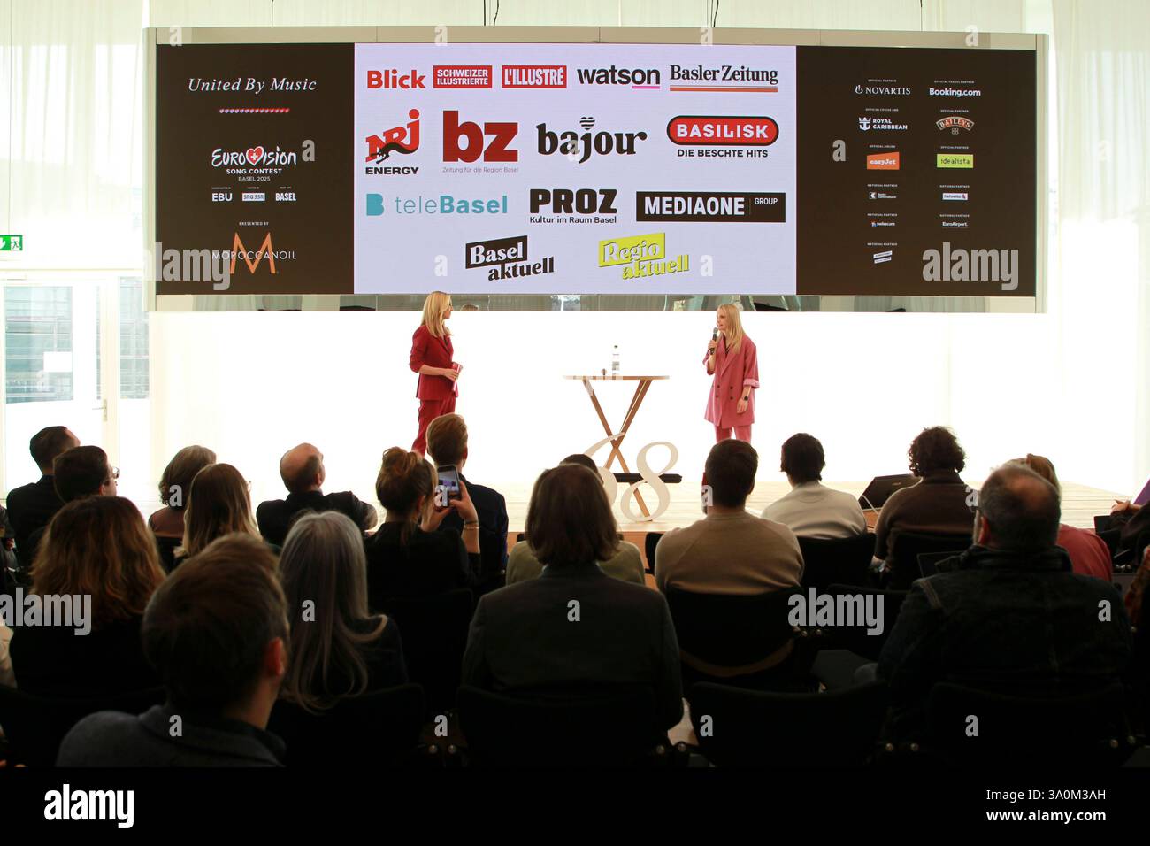 Basel, Switzerland - March 04, 2025: Eurovision Song Contest, ESC 2025 ...