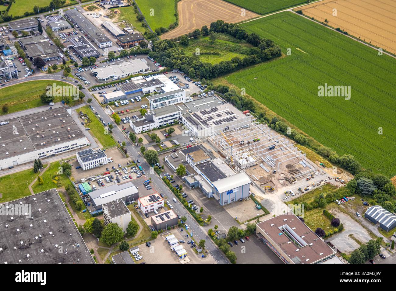 Construction site cranes map hi-res stock photography and images - Alamy