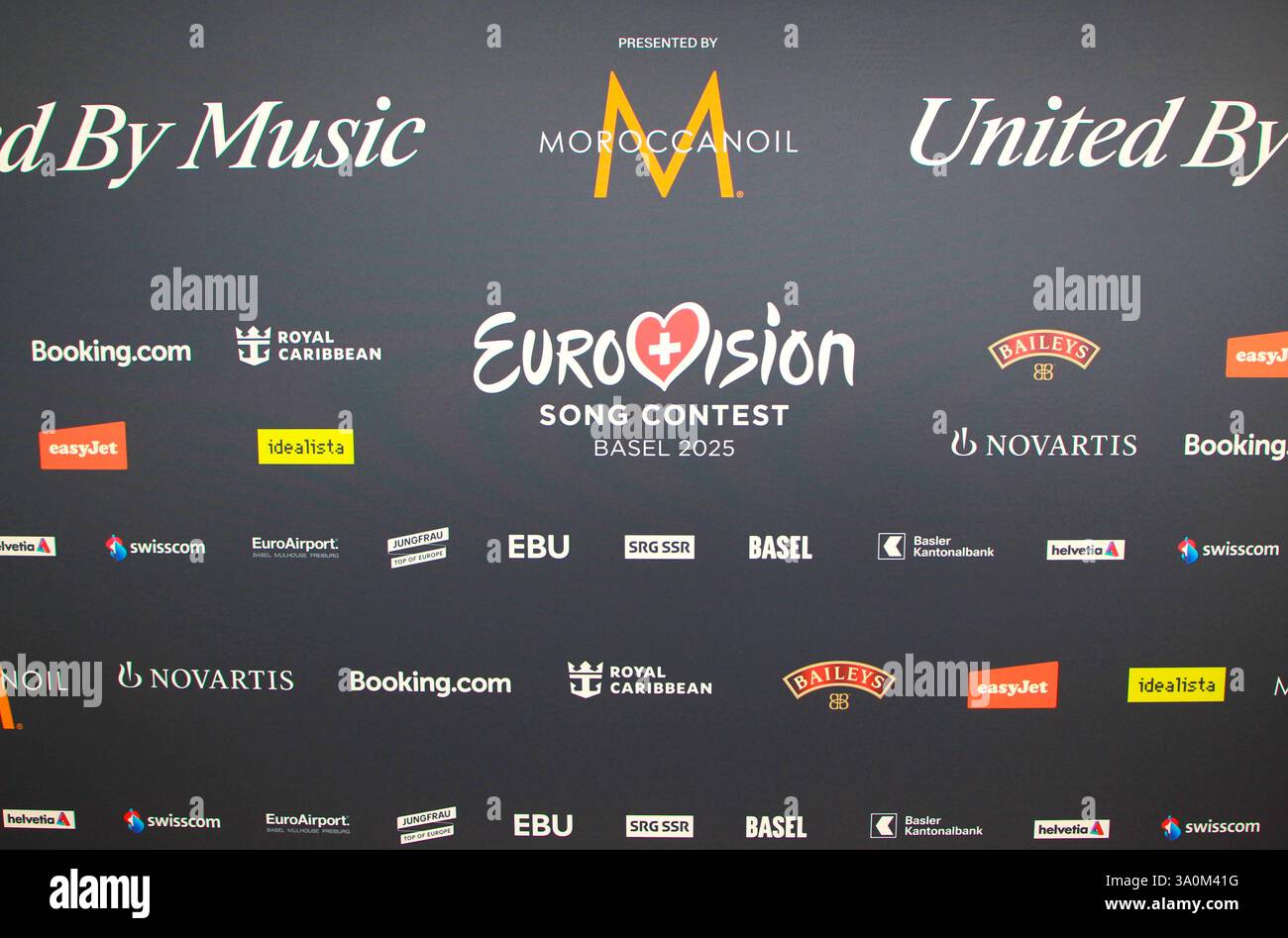 Basel, Switzerland - March 04, 2025: Eurovision Song Contest, ESC 2025 ...