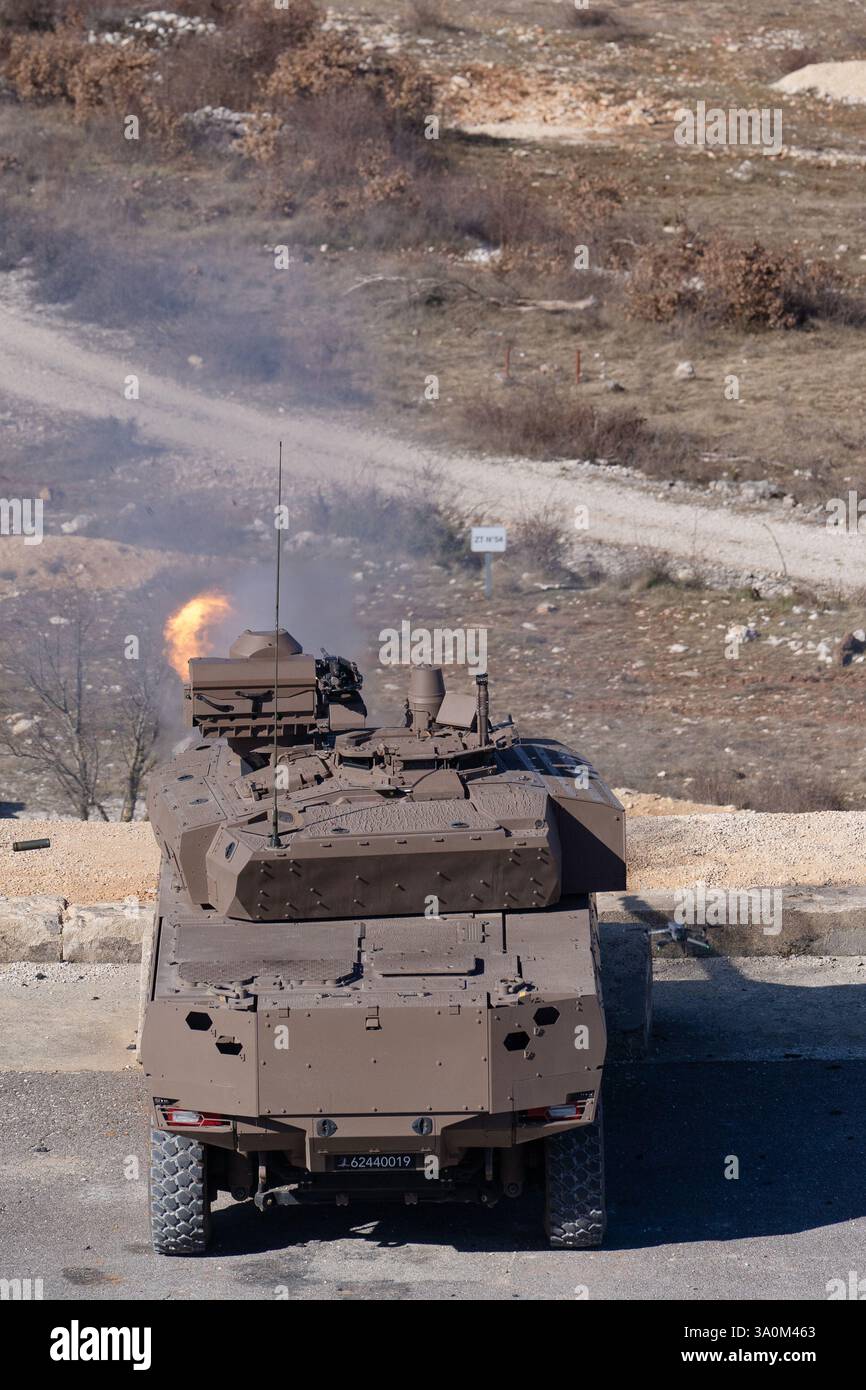 Canjuers, France. 04th Mar, 2025. Jaguar pictured during the first live ...