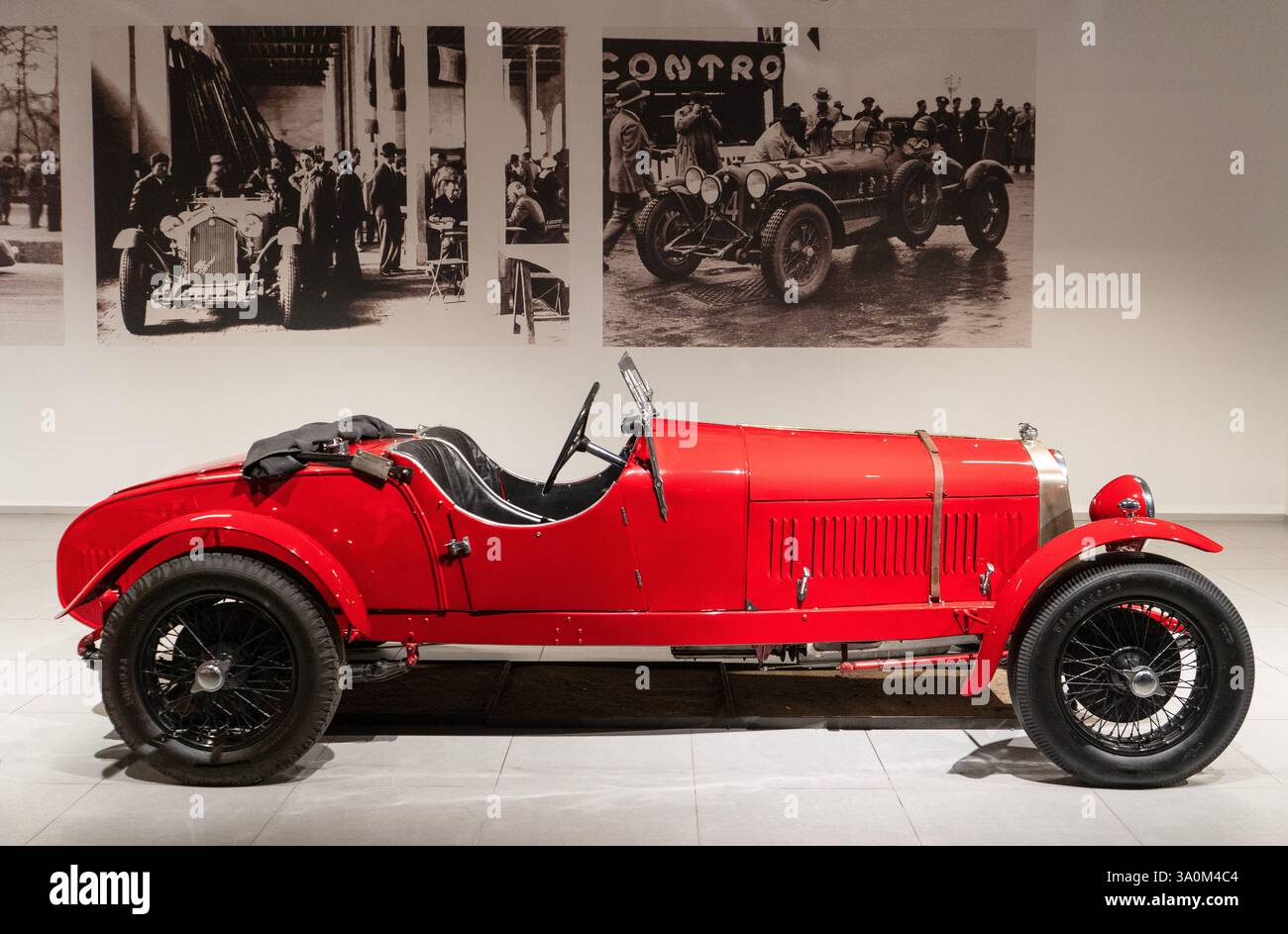 A 1929 Alfa Romeo 6C 1500 Super Sport Works Team Car Racer at the ...