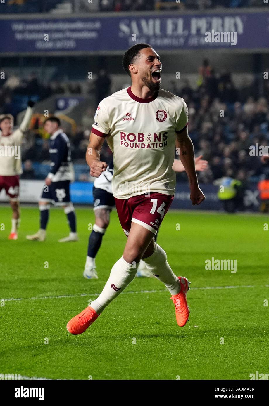 Bristol City's Zak Vyner celebrates scoring their side's first goal of ...