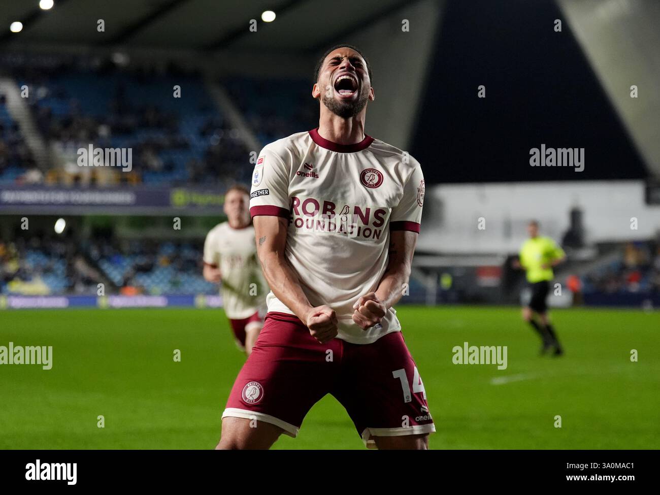Bristol City's Zak Vyner celebrates scoring their side's first goal of ...