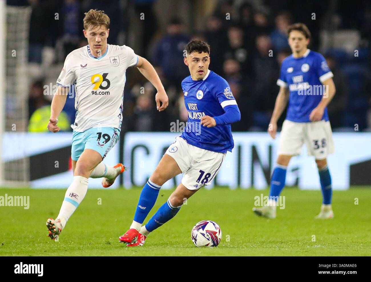 Cardiff, UK. 04th Mar, 2025. Alex Robertson of Cardiff City during the ...