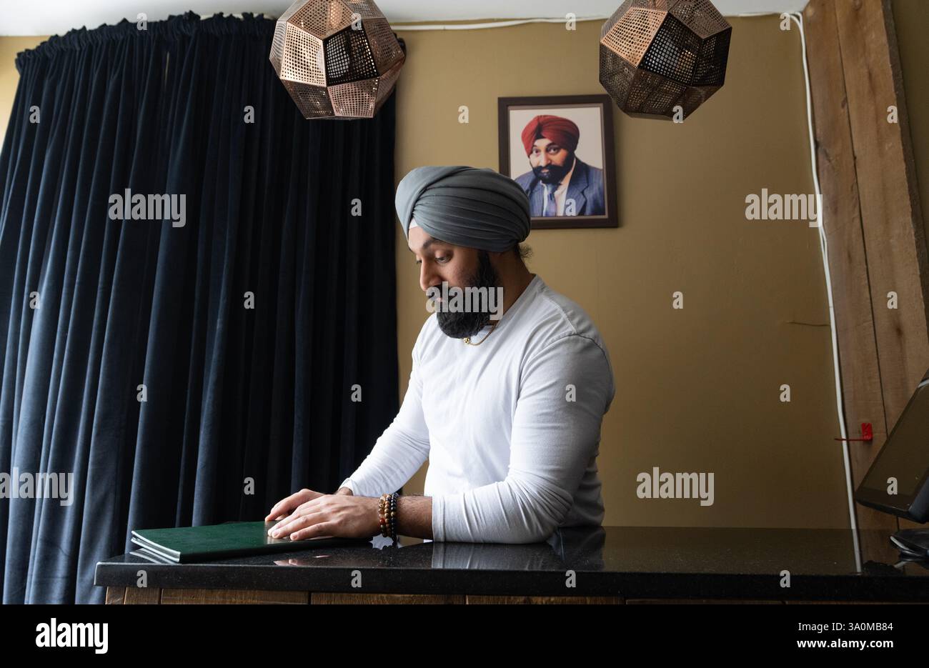 Simar Singh Anand, who calls himself a steward of legacy for his father ...