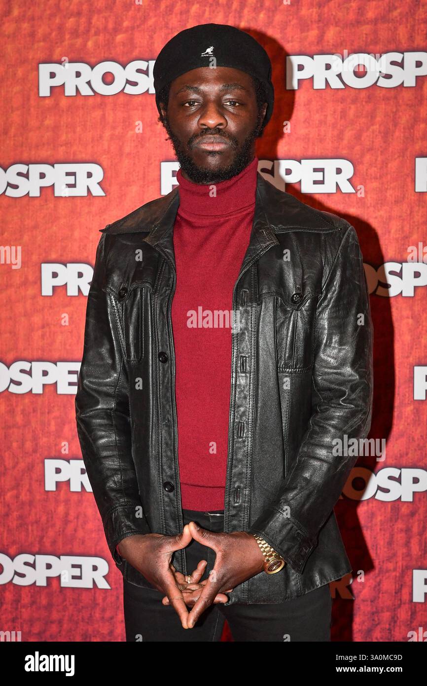 Paris, France. 04th Mar, 2025. French actor Ralph Amoussou poses for a ...