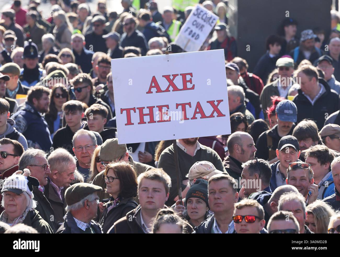 For the 4th protest in London, farmers marched to Parliament on Shrove ...