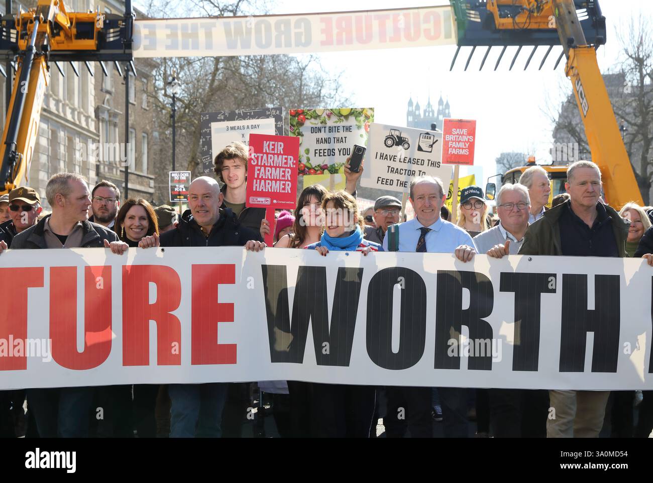 For the 4th protest in London, farmers marched to Parliament on Shrove ...