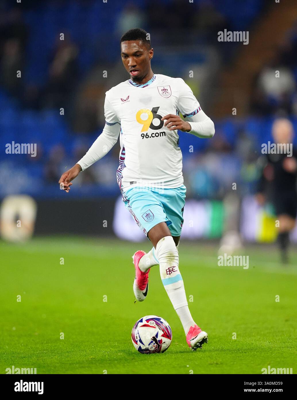 Burnley's Jaidon Anthony during the Sky Bet Championship match at the ...