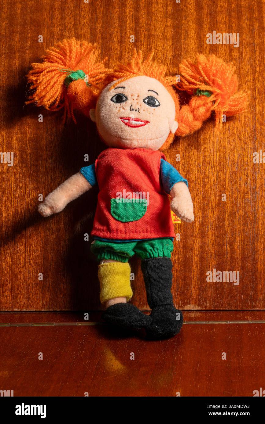 Doll of a famous red haired character from Swedish children book by ...