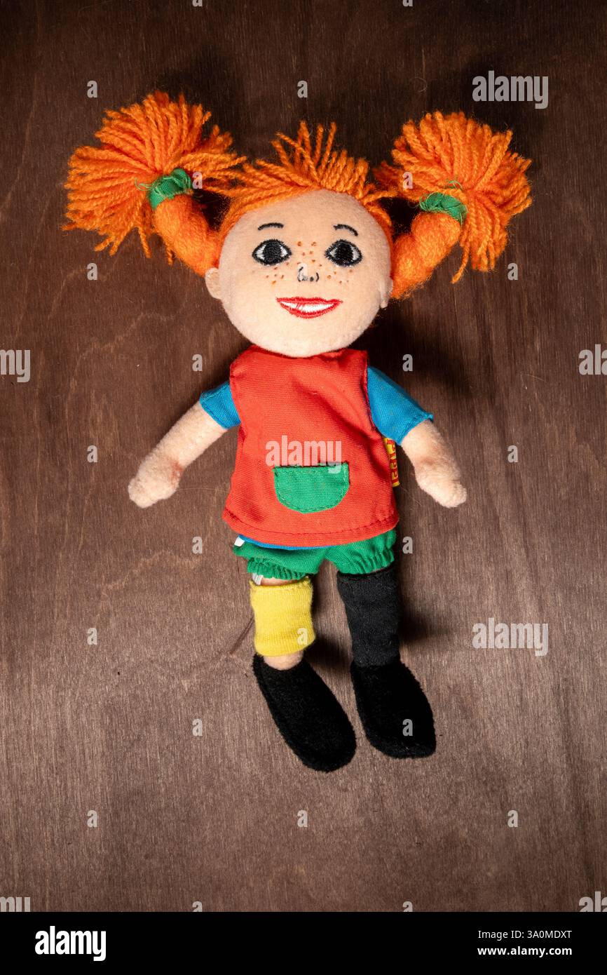 Doll of a famous red haired character from Swedish children book by ...