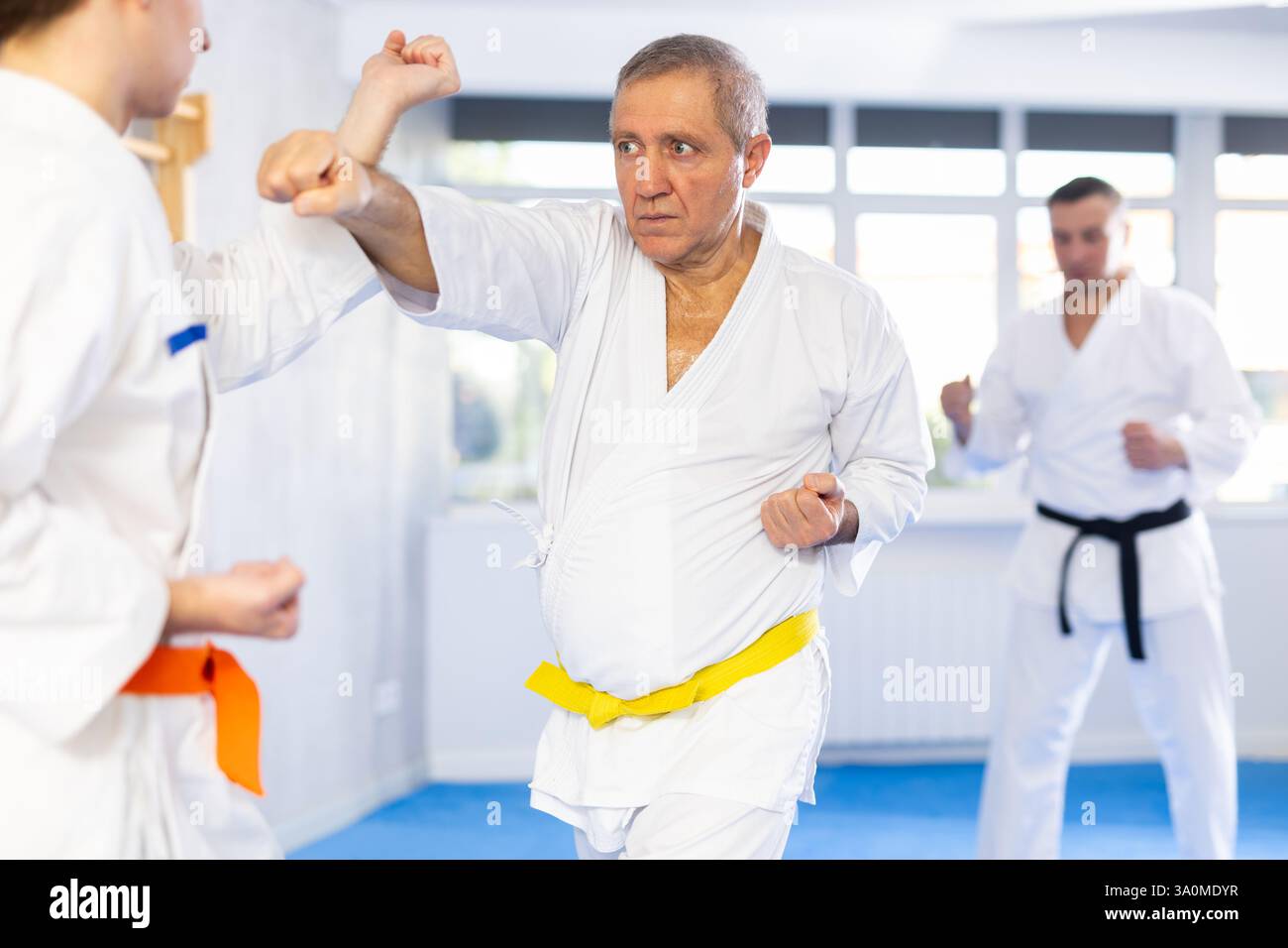 Men in karate club hi-res stock photography and images - Alamy