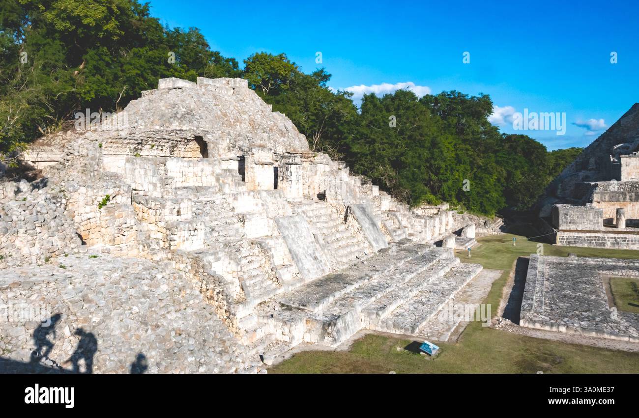 Edzna, Campeche, Mexico, Pyramid of the Five Floors, Maya ...