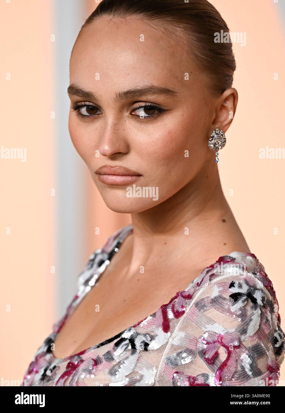 Los Angeles, USA. March 2nd, 2025. Lily-Rose Depp arriving at the ...