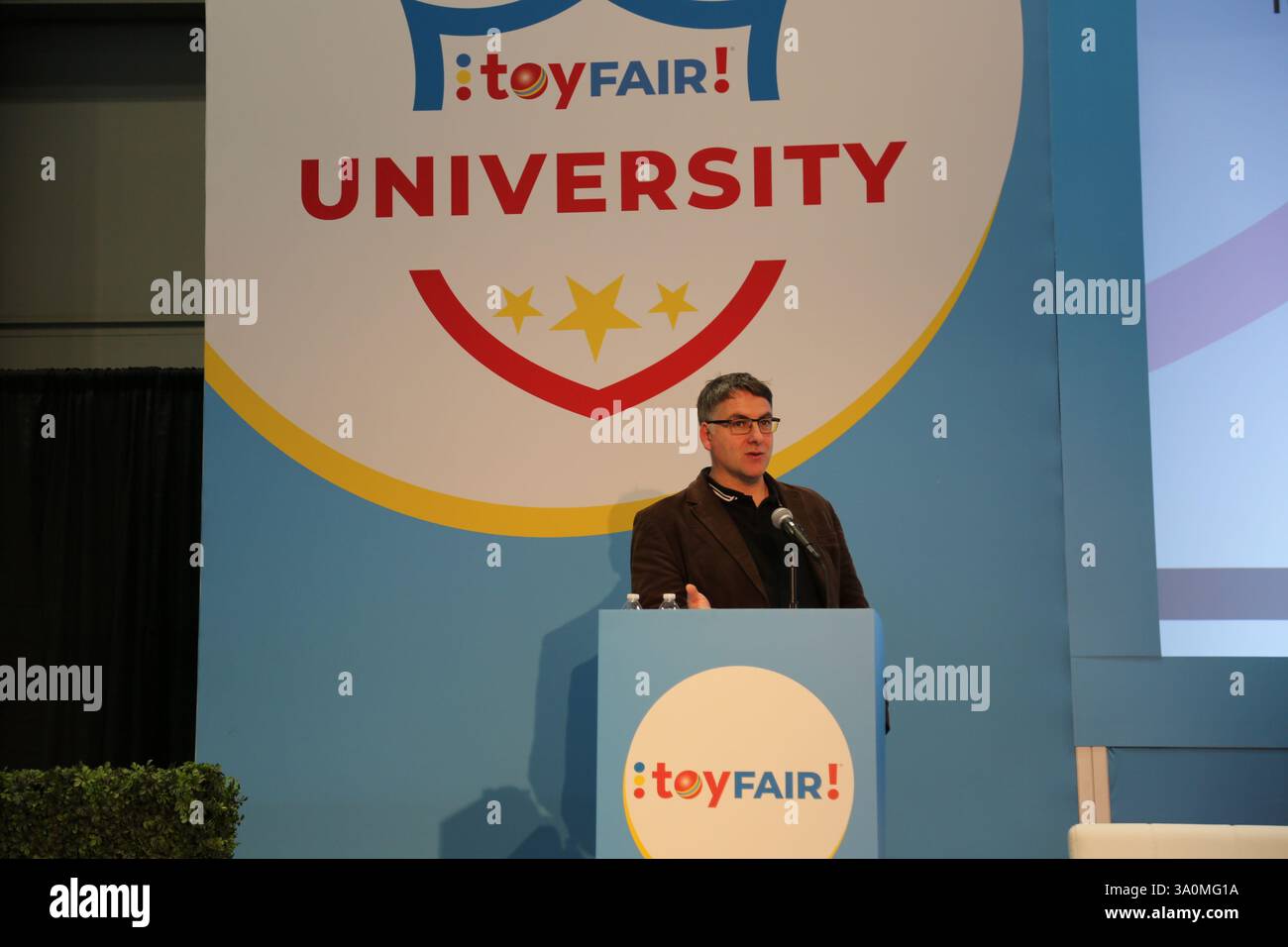 New York, USA. 2nd Mar, 2025. Steve Reece, managing director of U.K ...