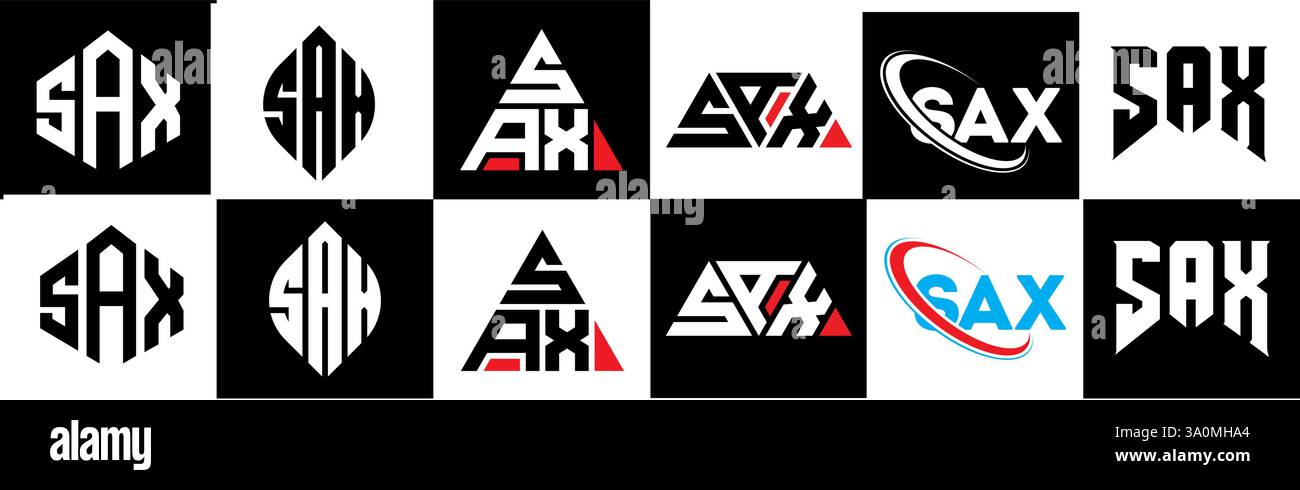 Sax polygon Stock Vector Images - Alamy