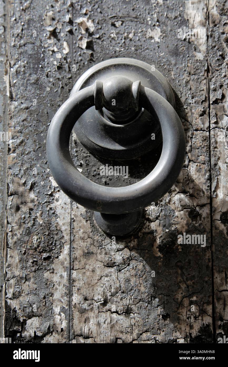 Iron doorknob on old hi-res stock photography and images - Alamy