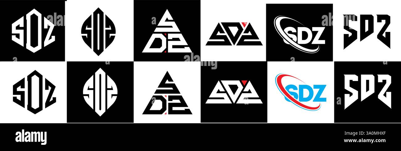 Sdz cube Stock Vector Images - Alamy