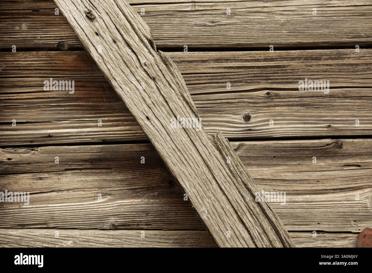 Wooden board background with crossbar Stock Photo - Alamy