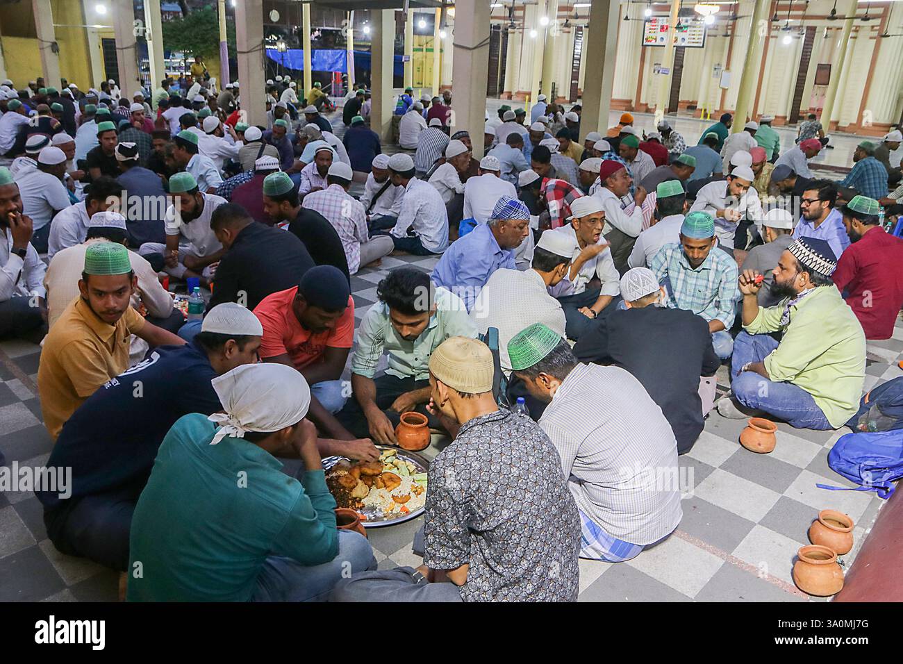 Kolkata, India. 04th Mar, 2025. Muslims in Kolkata, India, gather at ...