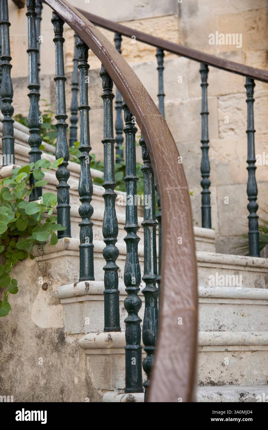 Old stone rock staircase hi-res stock photography and images - Alamy