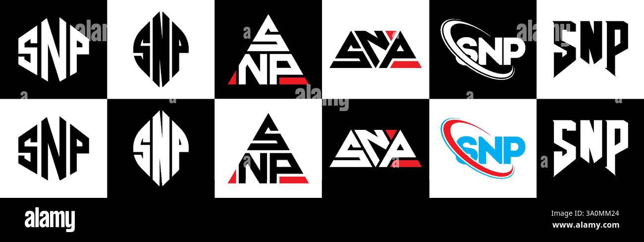 Snp letter Stock Vector Images - Alamy