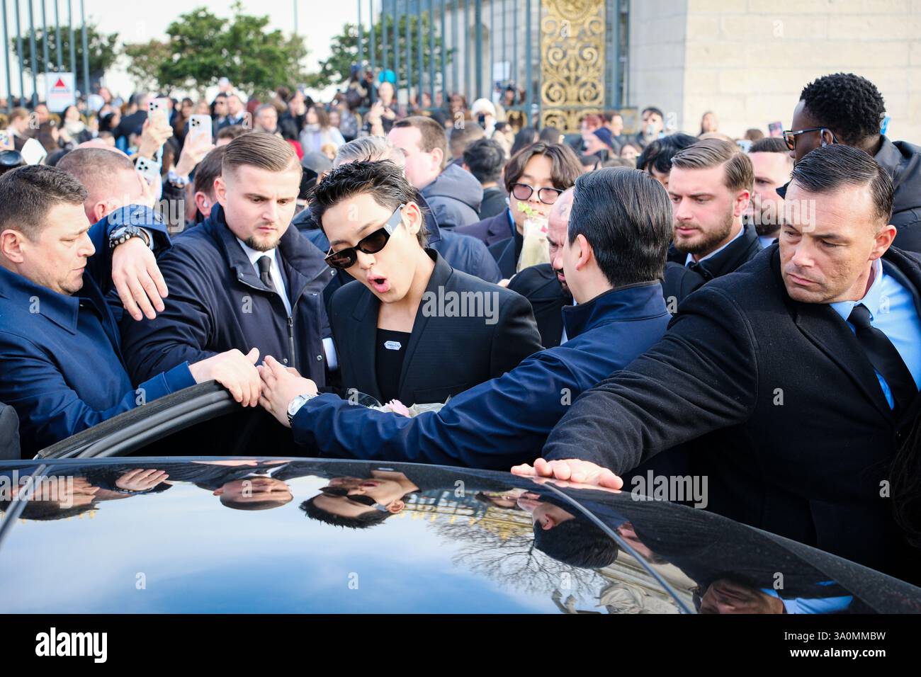 Paris, France. 04th Mar, 2025. Korean artist Kim Min-gyu, also known as ...