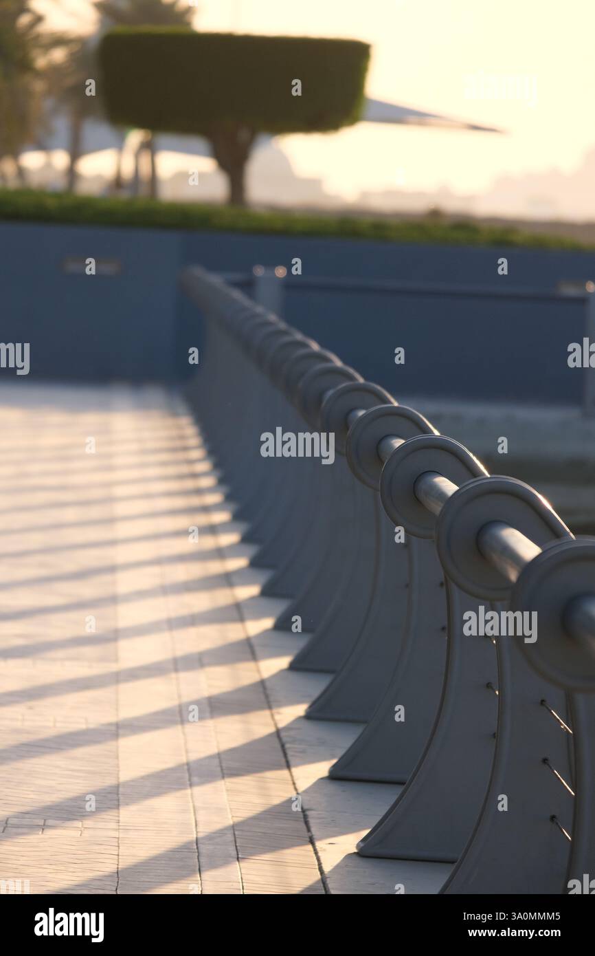 Nature and Calm: A Quiet Afternoon at Abu Dhabi Corniche Stock Photo ...