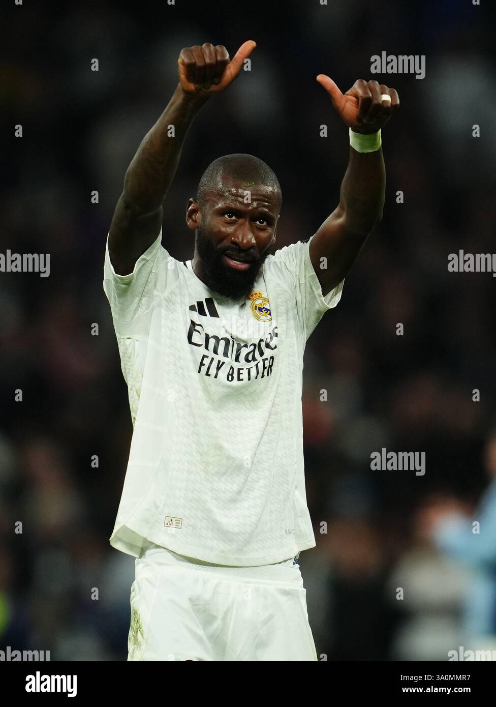 Madrid, Spain. 04th Mar, 2025. Antonio Rudiger of Real Madrid during ...