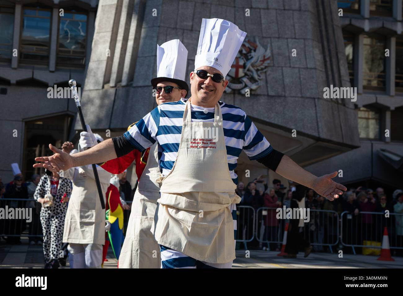 London, England, UK. 4th Mar 2025. Every Shrove Tuesday, Livery members ...