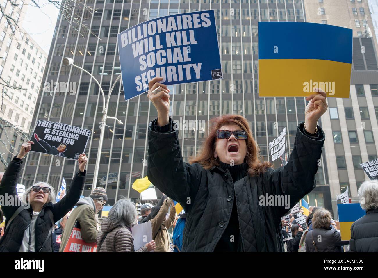 USA. 04th Mar, 2025. On March 4, 2025 members of the activist groups ...