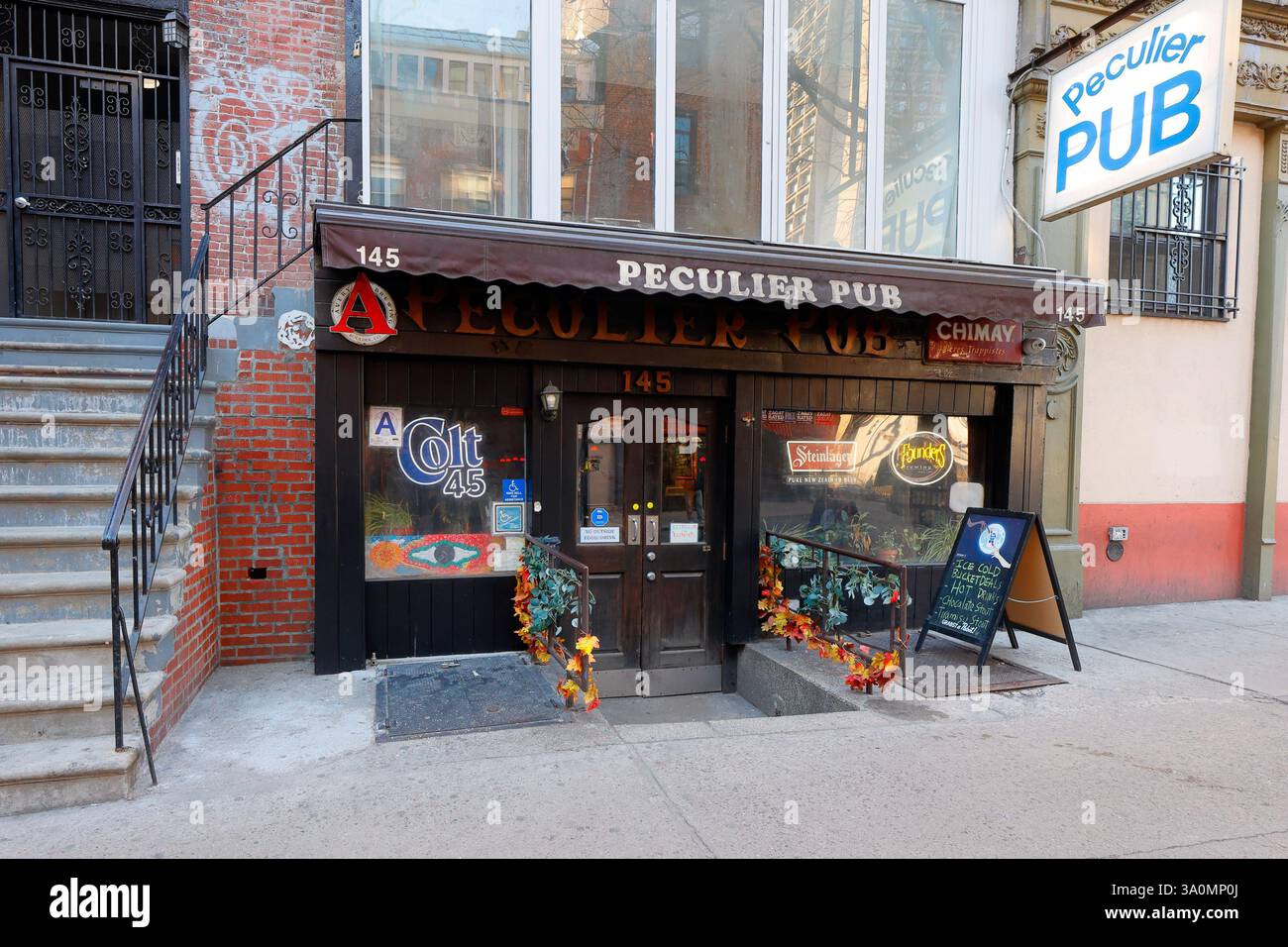 Peculiar Pub, 145 Bleecker St, New York, NYC storefront photo of a pub ...