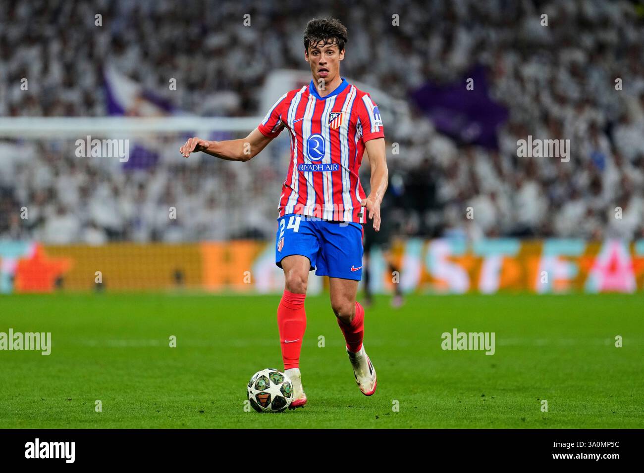 Robin Le Normand of Atletico de Madrid during Real Madrid vs Atletico ...