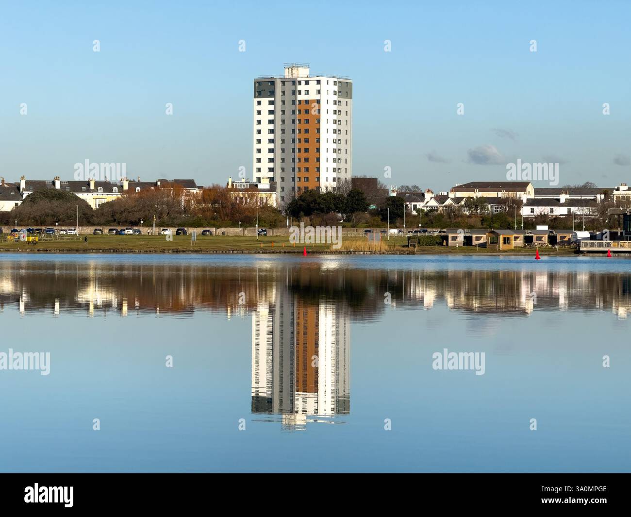 Lakeside housing and flats at Crosby,Merseyside,UK Stock Photo - Alamy