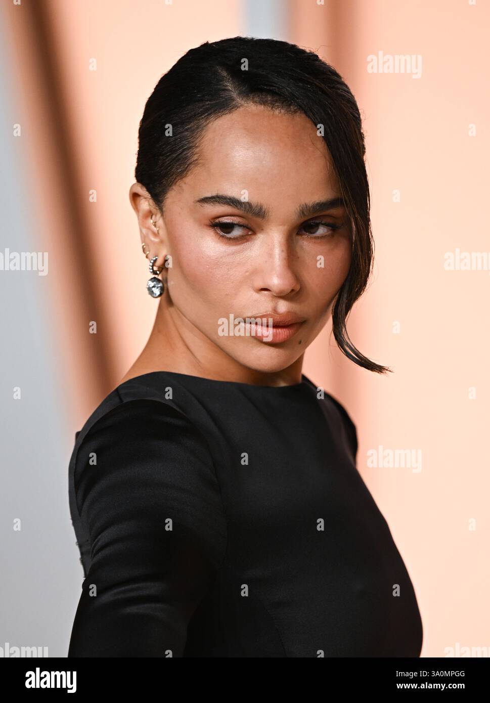 Los Angeles, USA. March 2nd, 2025. Zoe Kravitz arriving at the Vanity ...