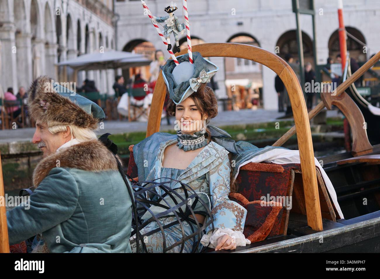 Venice, Italy. 04th Mar, 2025. The young Venetian Elena Sofia Cesca ...