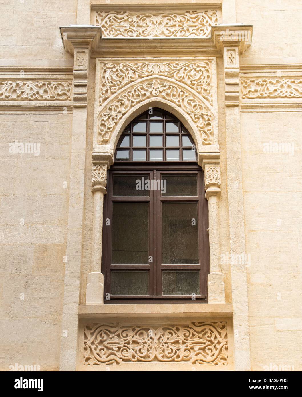 Old window Architecture from the Ottoman times In Istanbul Stock Photo ...