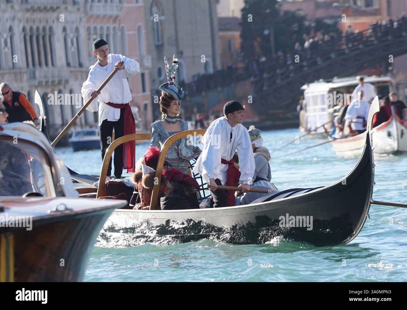 Venice, Italy. 04th Mar, 2025. The young Venetian Elena Sofia Cesca ...