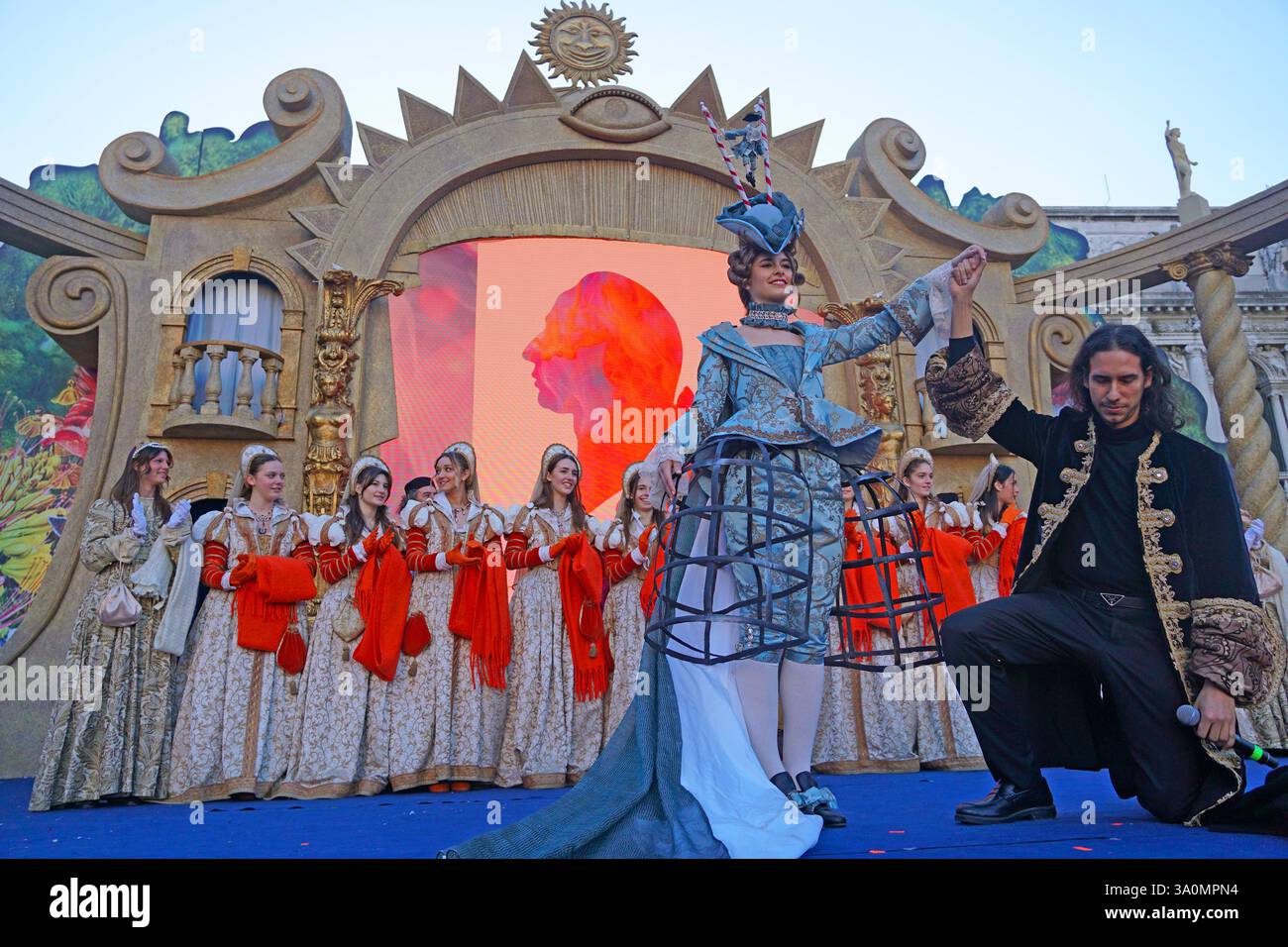 Venice, Italy. 04th Mar, 2025. The young Venetian Elena Sofia Cesca ...