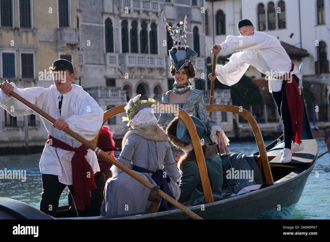Venice, Italy. 04th Mar, 2025. The young Venetian Elena Sofia Cesca ...